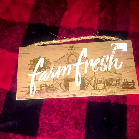 Wall Decor | Rustic Wooden Farm Fresh Farmhouse Sign | Poshmark